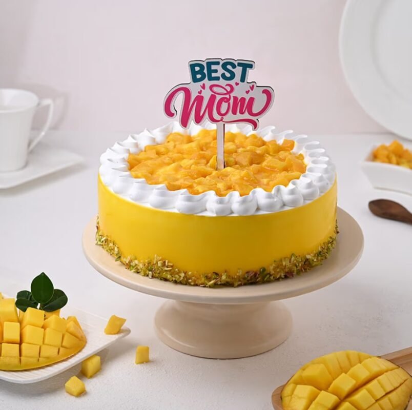 Mom's Mango Pistachio Fusion Cake - Bakings