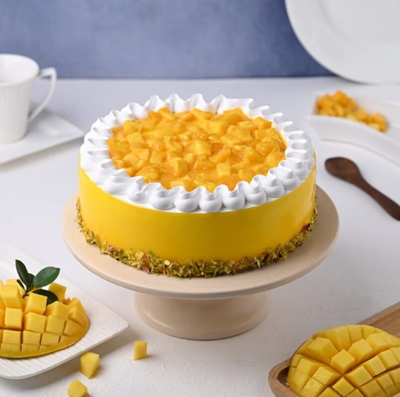 Mom's Mango Pistachio Fusion Cake - Bakings